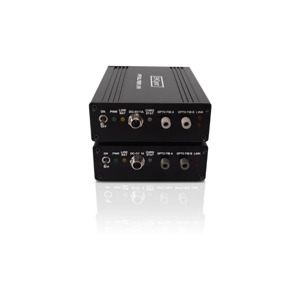 Analog fiber link, 2/4 channels, high accuracy, best price-performance ...